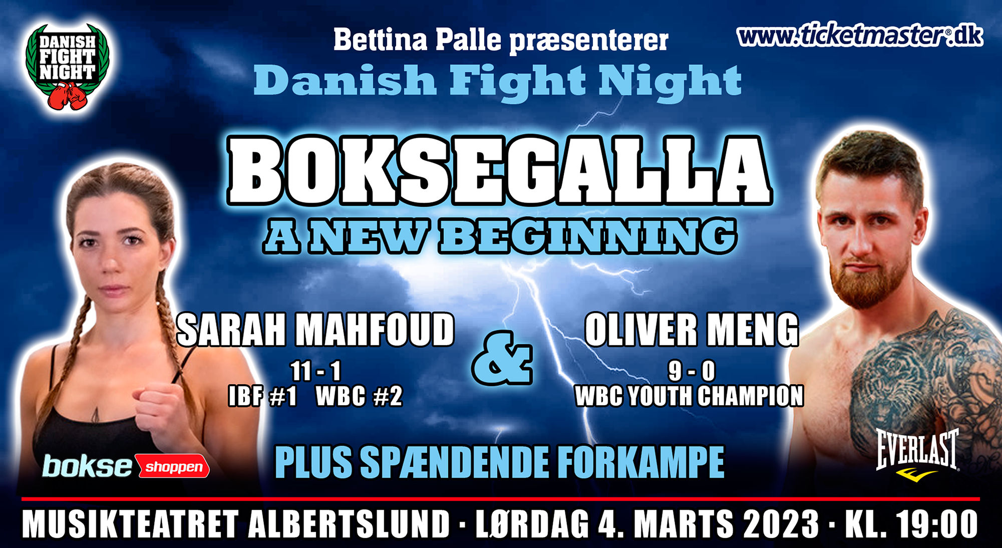 Bettina Palle præsenterer internationalt boksegalla den 4. marts med ...